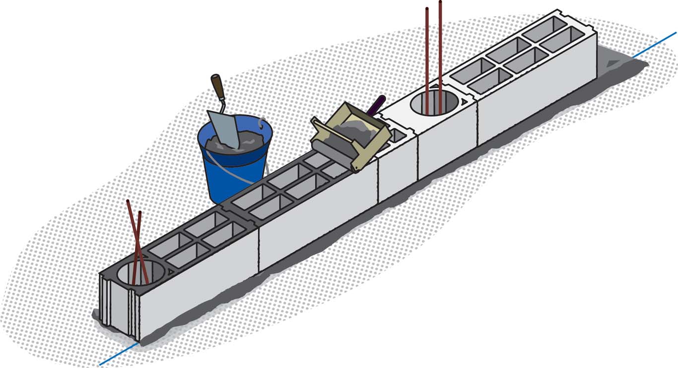 Principes de pose des blocs béton pour monter un mur - [THEMATIQUE]